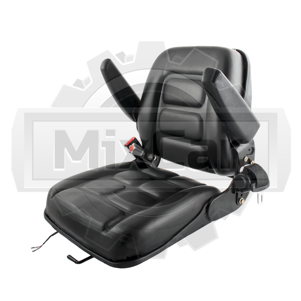 Кресло водителя универсальное с подлокотниками ремнями и датчиком #S1 ...